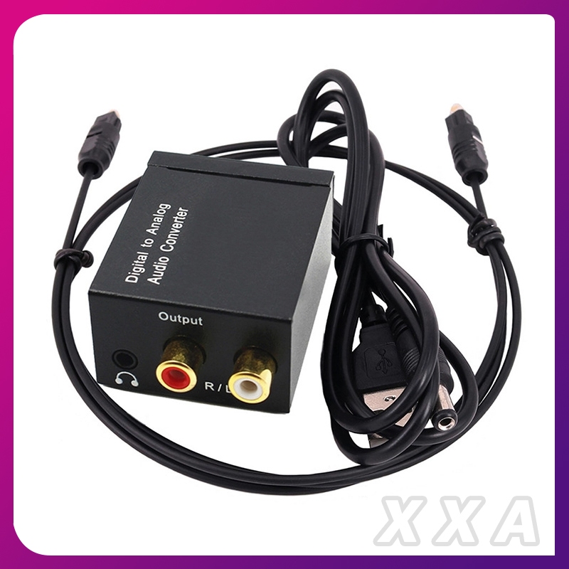Jual Analog to Digital Audio Converter optik coaxial toslink | Shopee ...