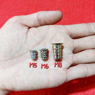 Jual Mur Nanas - Mur Kayu M5 M6 M8 - OD Besi Tanam - Thread Nut ...