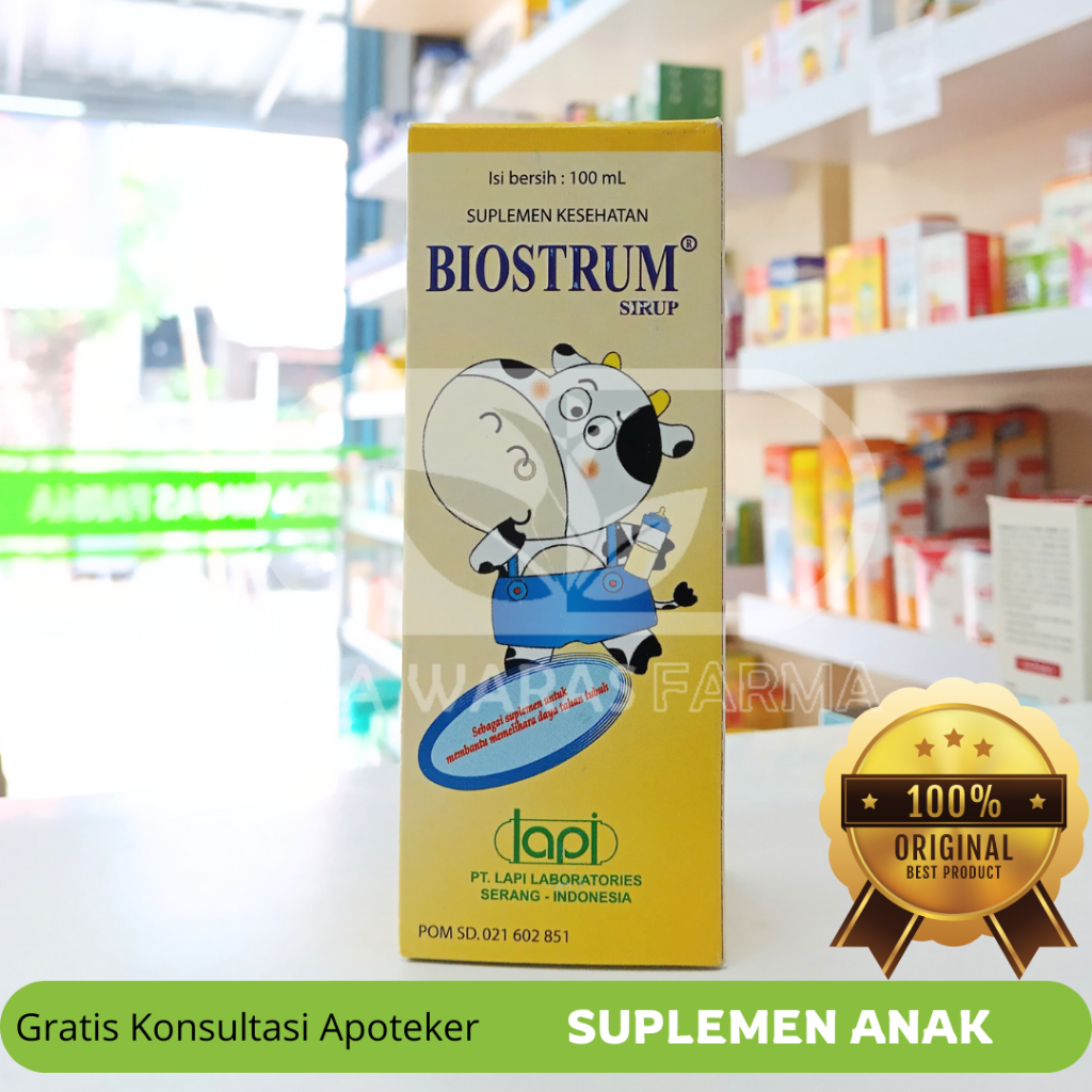 Jual Biostrum Sirup 100 ml - Suplemen | Shopee Indonesia