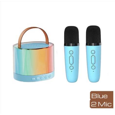 Jual SPYONG Mini Speaker Karaoke Bluetooth Microphone Speaker Mic ...