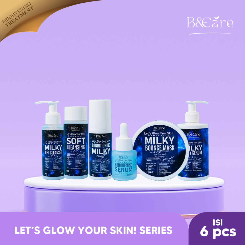 Jual BUNDLE SET BRIGHTENING B&CARE LET'S GLOW YOUR SKIN! SKINCARE PRIA ...
