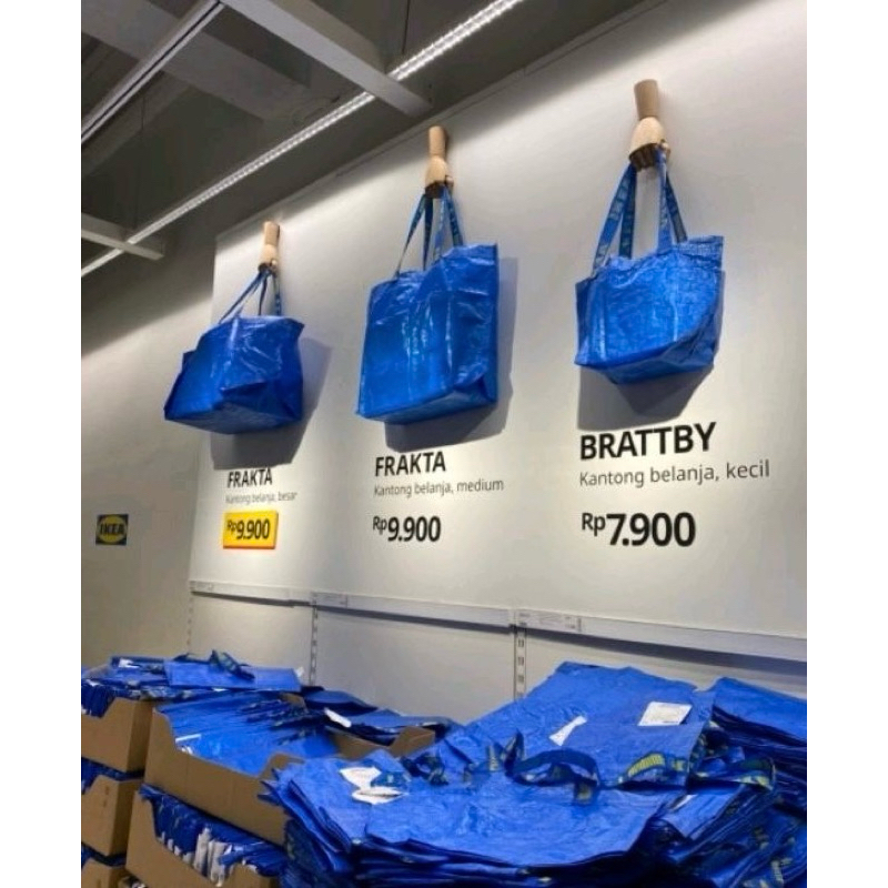 Jual BEST SELLER! TAS IKEA FRAKTA-BRATTBY-PENDINGIN / TOTEBAG IKEA 100% ...