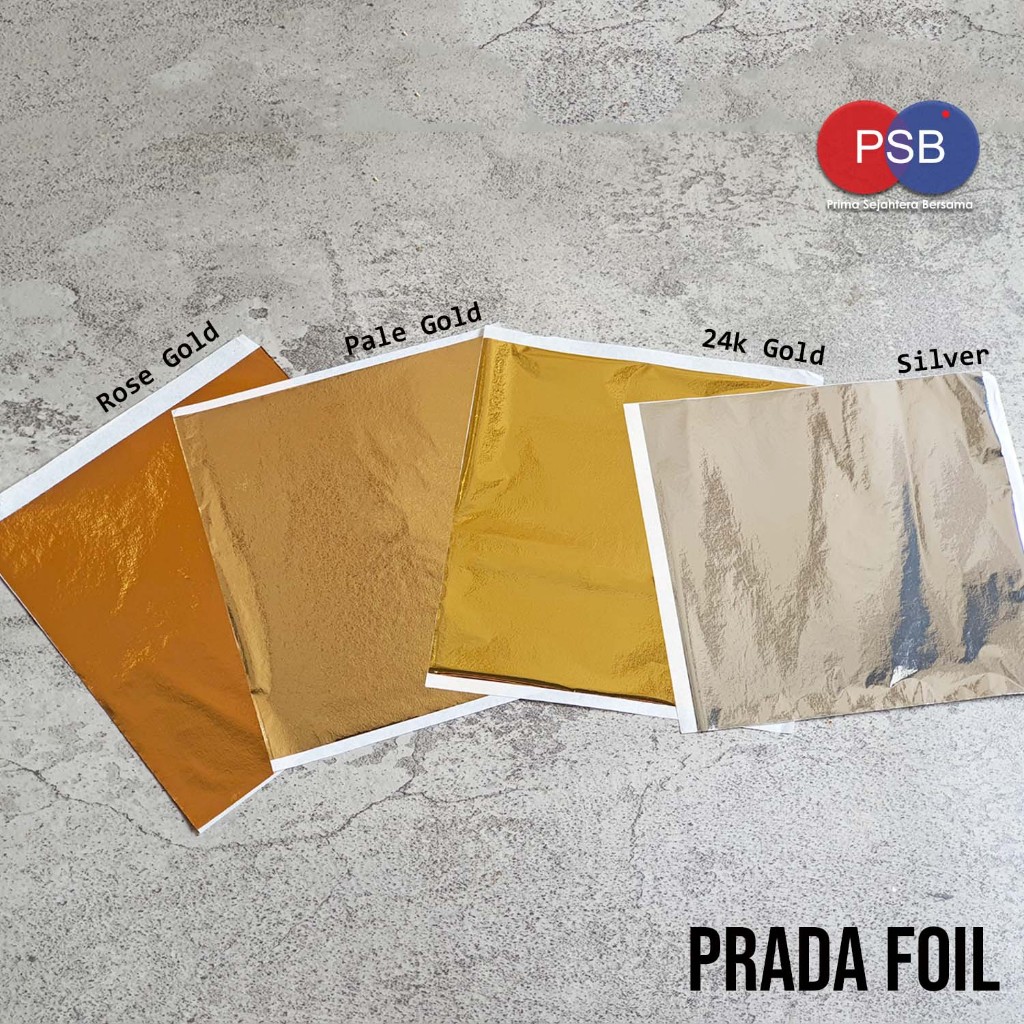 Jual Kertas Prada Foil / Foil Emas / Gold Leaf (10 lembar) | Shopee ...
