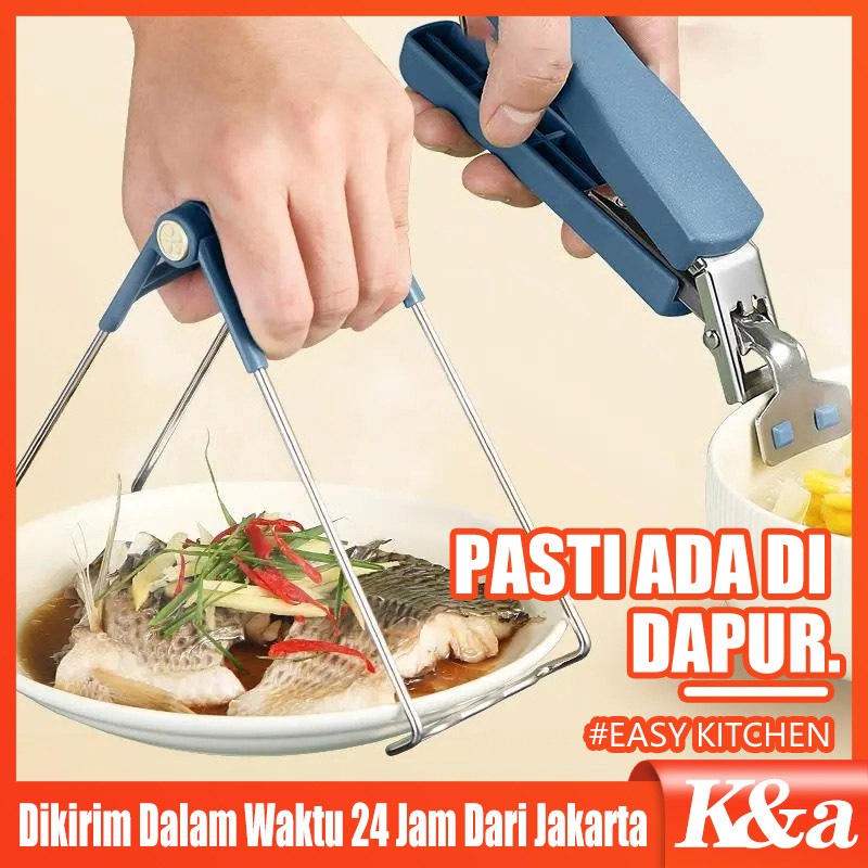 Jual Holder Panci Anti Panas Penjepit Mangkok Capit Makanan Kukus Jepit ...