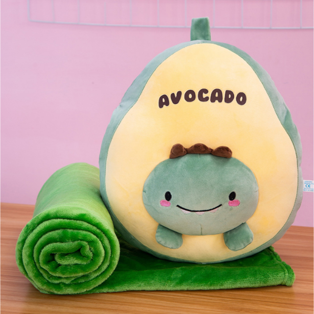 Jual Boneka selimut 3 in 1 karakter buah/Balmut bantal selimut boneka ...