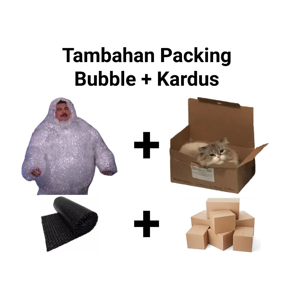 Jual Tambahan Packing Bubble + Dus (Medium - Untuk Barang Ukuran Normal ...