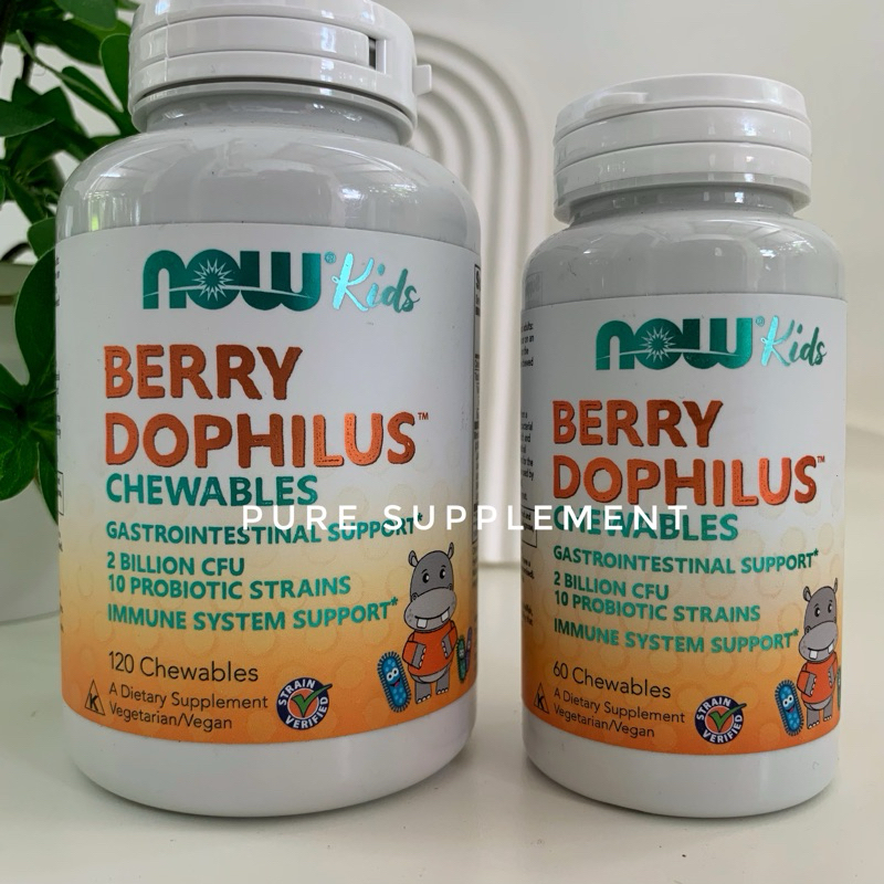 Jual NOW KIDS Probiotik Berry Dophilus 60kapsul 120 kapsul | Shopee ...