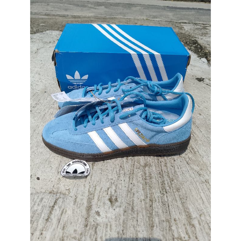 Jual Adidas Handball Spezial Ice blue | Shopee Indonesia