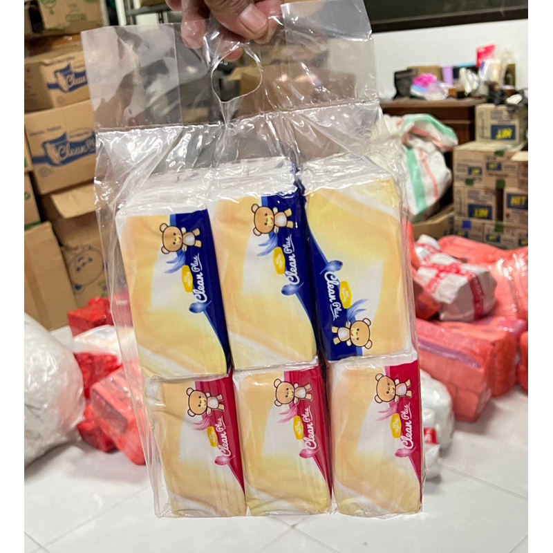 Jual Tissue pop up clean plus 130s TANPA KOTAK paket 6 pcs | Shopee ...