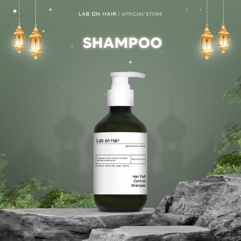 Jual Lab On Hair Anti Hair Fall Shampoo with Redensyl + eMortal Pep ...