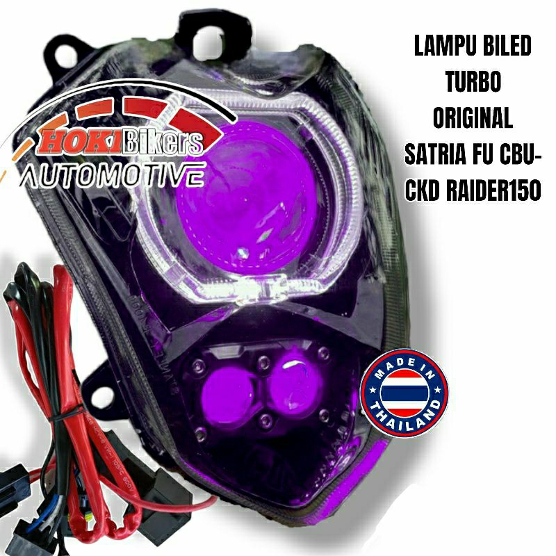 Jual [PROMO] Biled Purple LAMPU DEPAN BILED SATRIA FU LAMA RAIDER150 ...