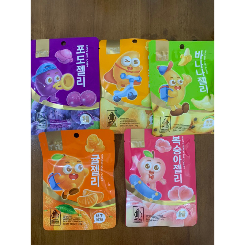 Jual Tyl permen gummy rasa buah 20gram | Shopee Indonesia