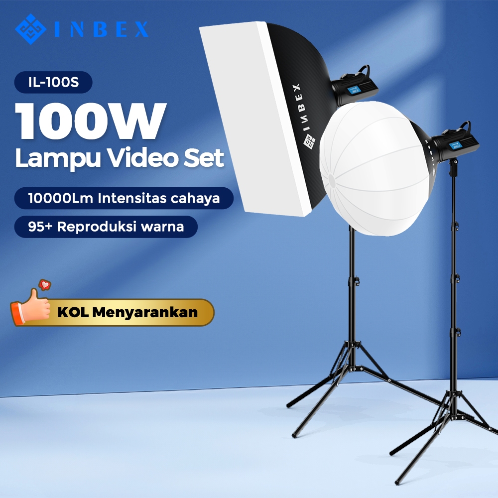 Jual INBEX IL-100S Softbox Kit Livestreaming Lighting 100W Tampilan ...