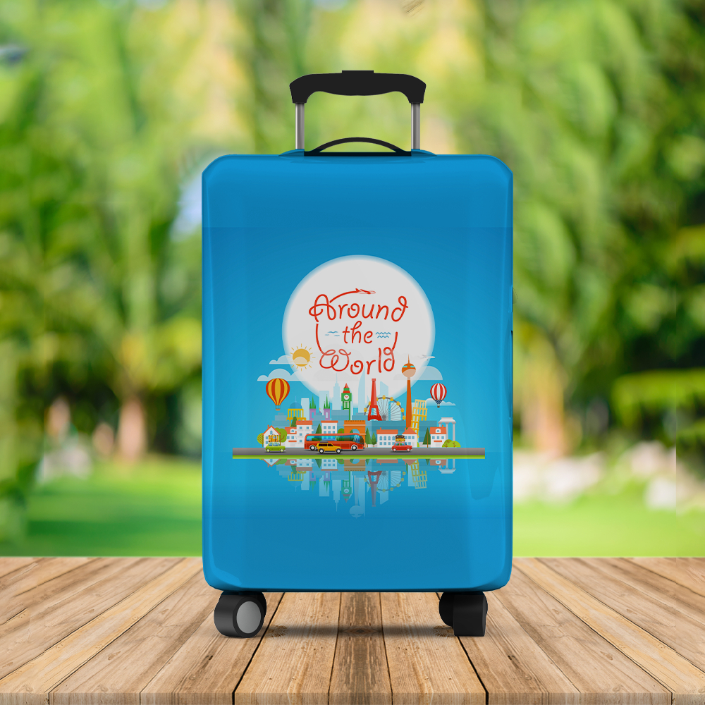 Jual [BISA 1 PCS/SATUAN} Custom Sarung Koper Pelindung Koper Umroh Haji ...