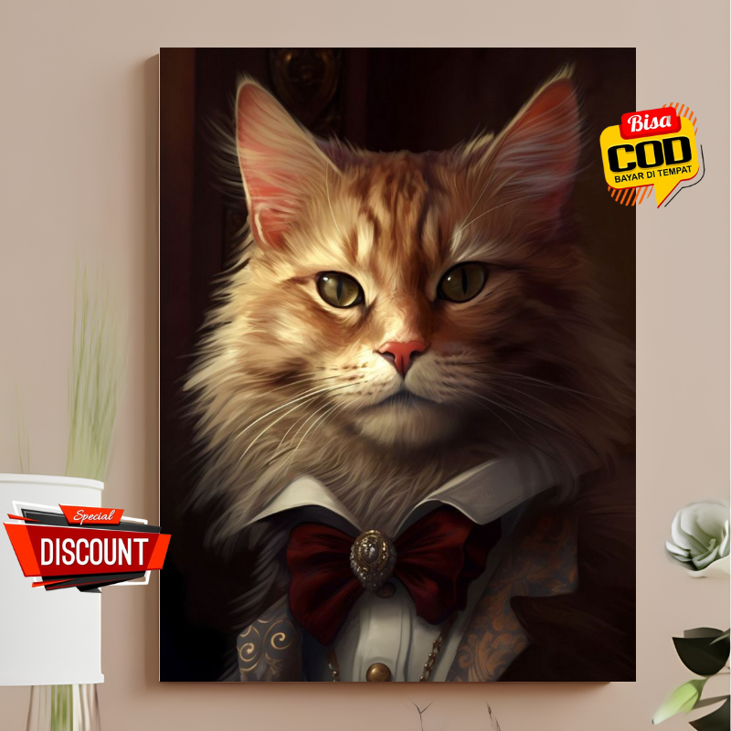 Jual Poster Kucing Lucu Hiasan Dinding Aesthetic Bahan Papan MDF ...