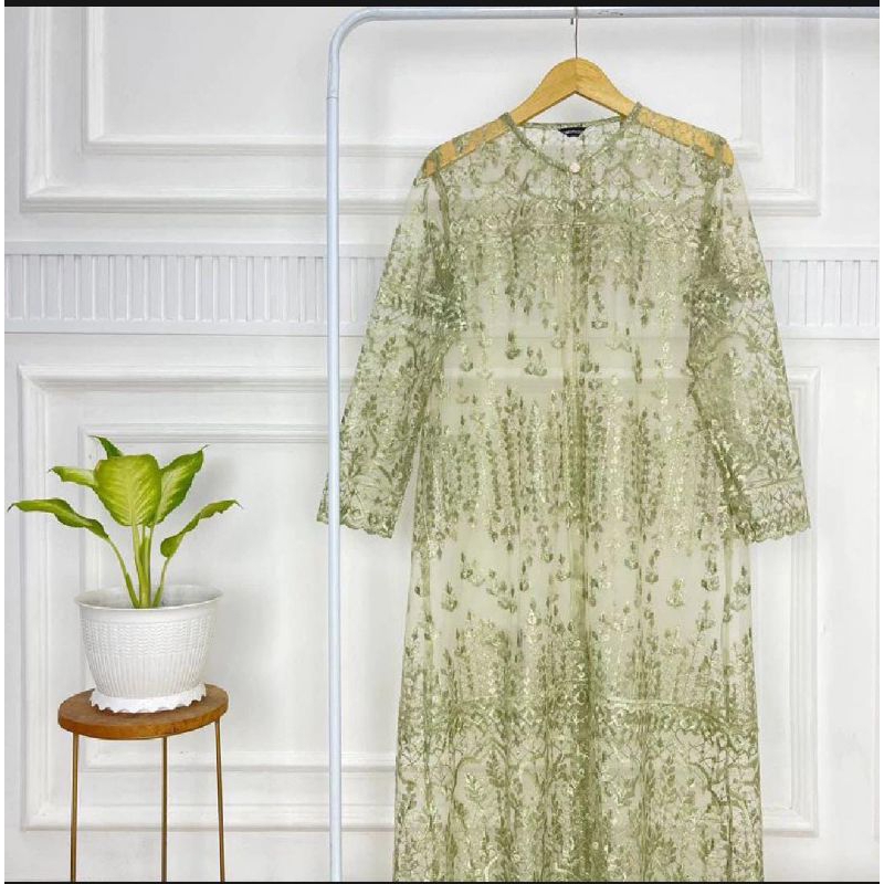 Jual Long Outer Zize Brokat Etnic Outer Kondangan Outer Wisuda Outer ...