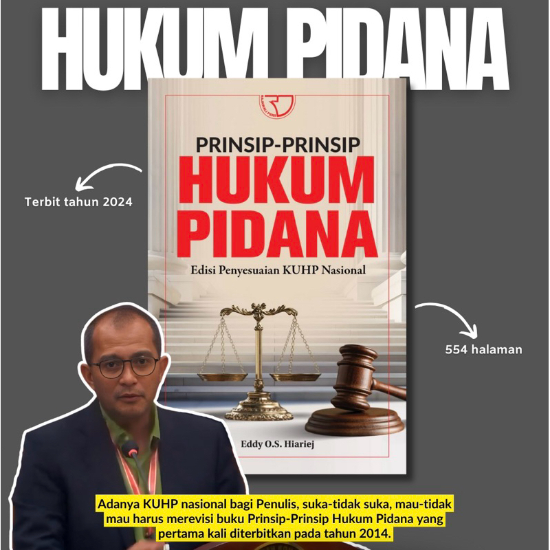 Jual Prinsip-Prinsip Hukum Pidana: Edisi Penyesuaian KUHP Nasional – Eddy O.S. Hiariej - Terbaru ...
