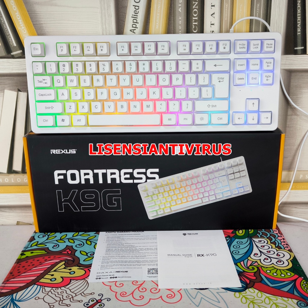 Jual Keyboard Gaming Rexus Keyboard Fortress K9G Rexus K9G RGB TKL ...