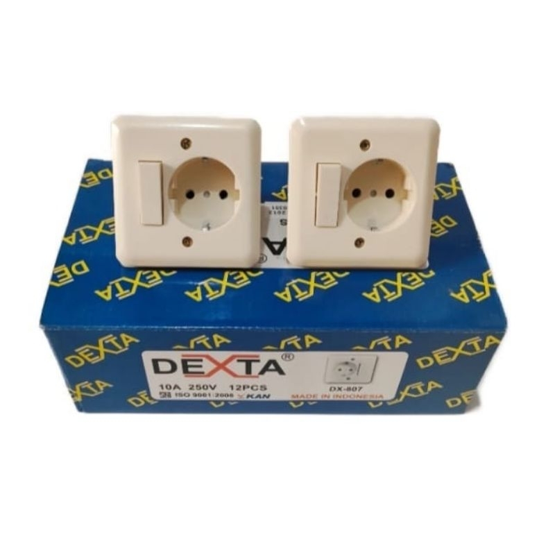 Jual Saklar stop kontak lampu inbow switc merk DEXTA SNI/ib seri, ib ...