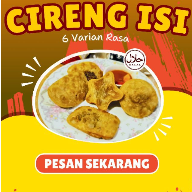 Jual Cireng Isi 6 Varian Rasa (Isi 100 Pcs Harga Grosir) | Shopee Indonesia