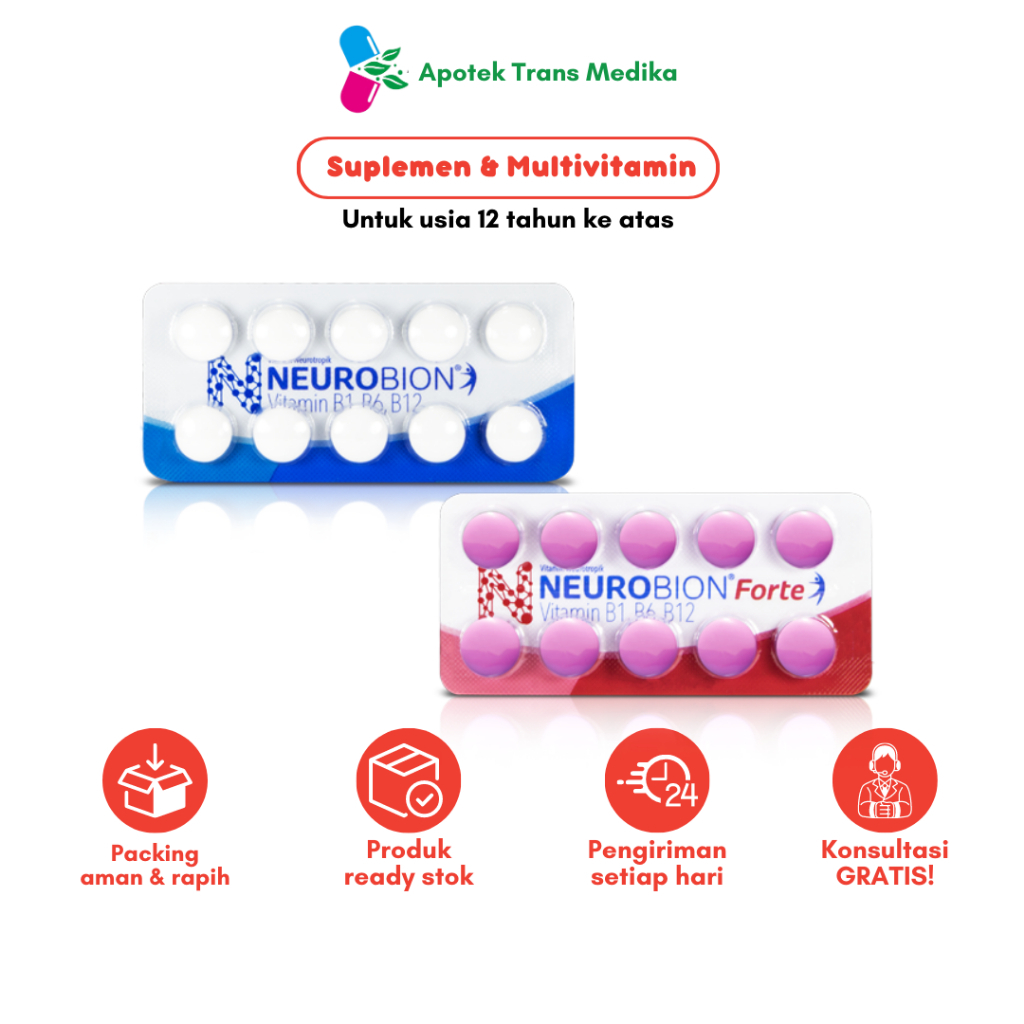 Jual Neurobion / Neurobion Forte 5000 Multivitamin Untuk Kesehatan ...