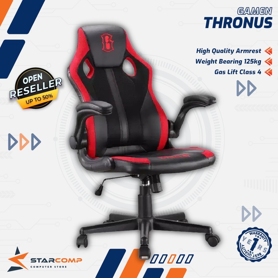 Jual Gamen Thronus Gaming Chair Premium Quality Kursi | Shopee Indonesia