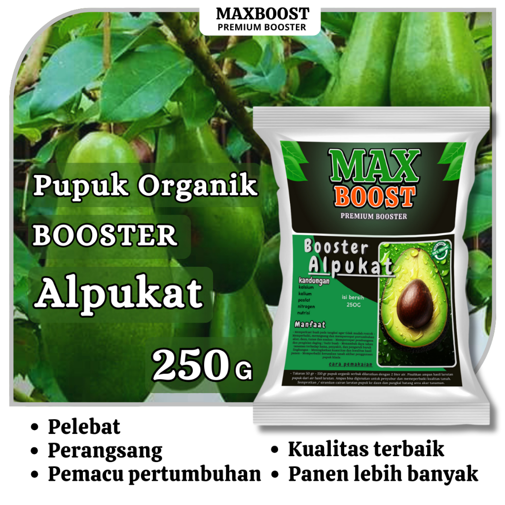 Jual Pupuk booster Pelebat Buah Alpukat Pupuk Organik Pemicu Pembungaan dan Pembuahan Alpukat ...