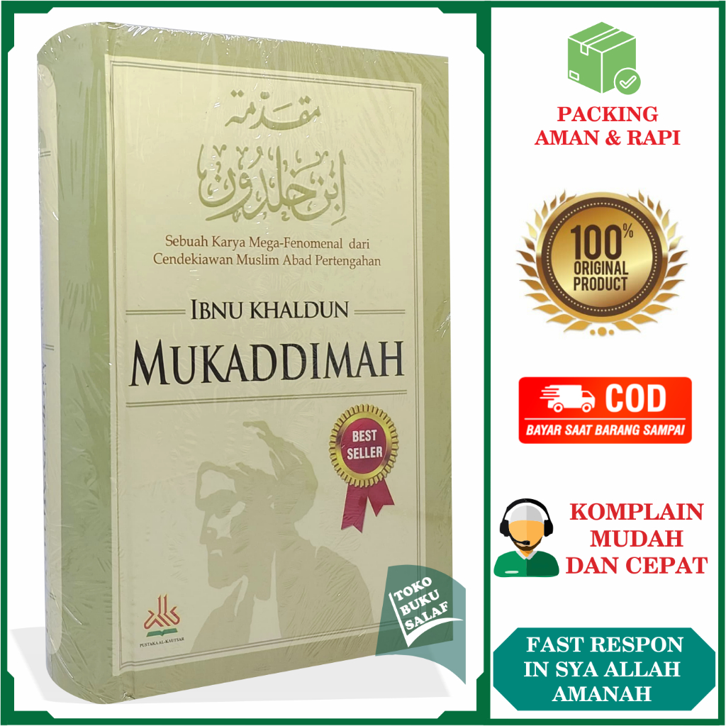Jual Mukaddimah Ibnu Khaldu Karya Ibnu Kholdun Muqoddimah Mukodimah Ibn ...
