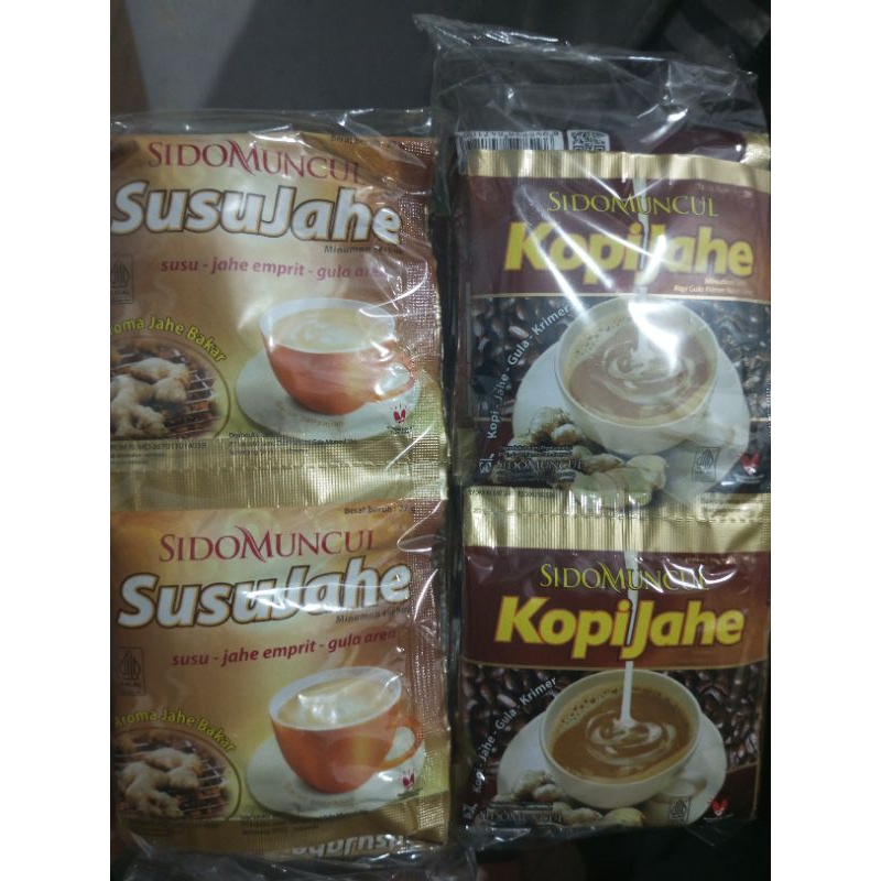 Jual Sidomuncul Susu Jahe Kopi Jahe Rentengan Isi 10 Sachet | Shopee ...