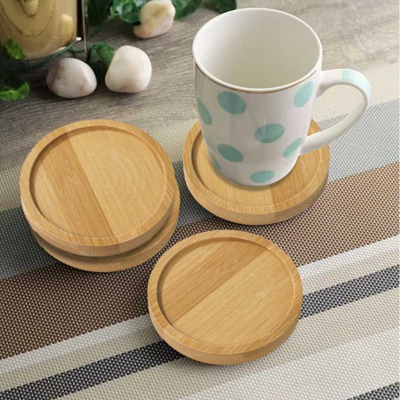 Jual Alas Tatakan Gelas Pot Tanaman Dekorasi Minimalis Kayu Bamboo Tray ...