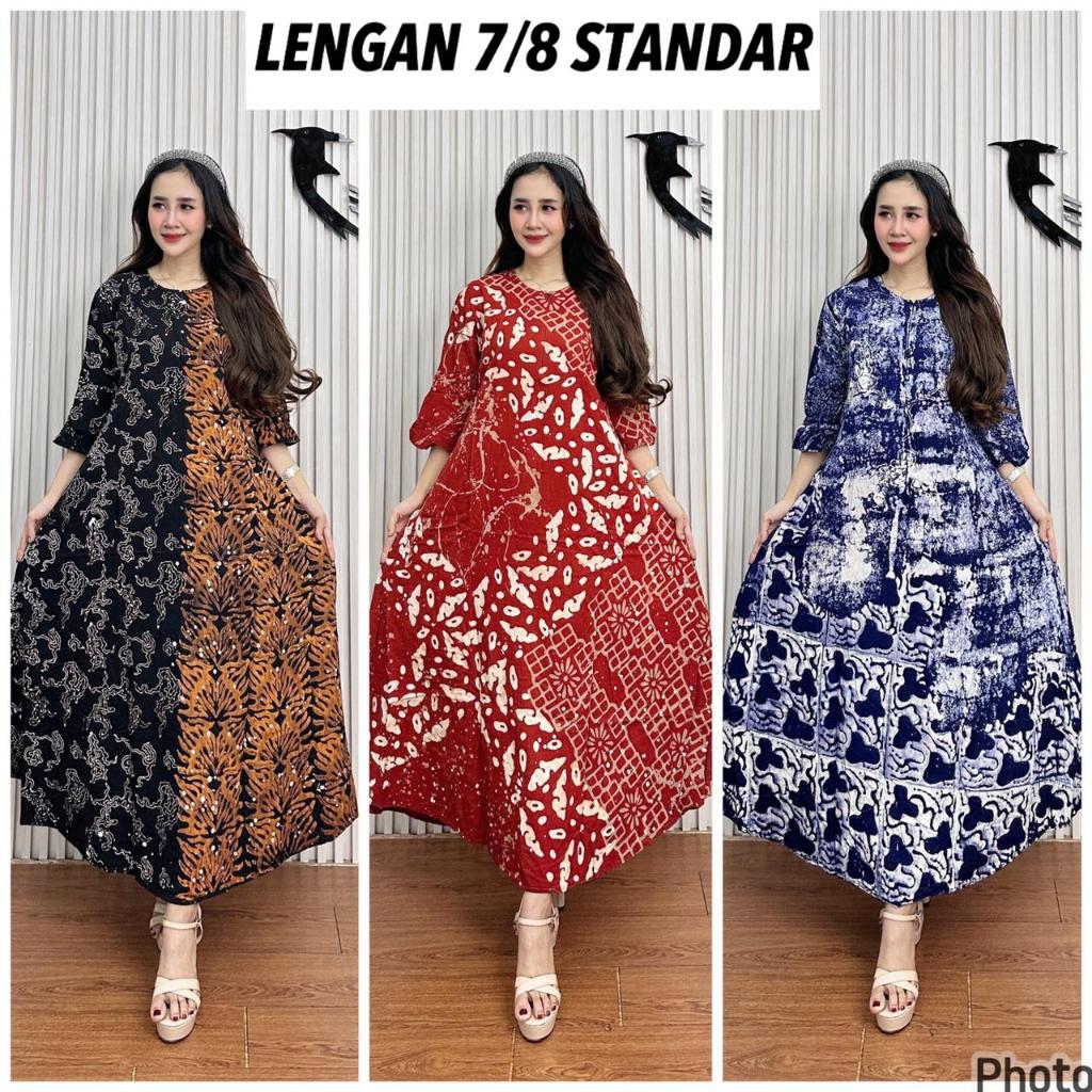 Jual Juragan Daster Twill - Sekdress Twill Ori By Batik Hudhud Lengan 7 ...