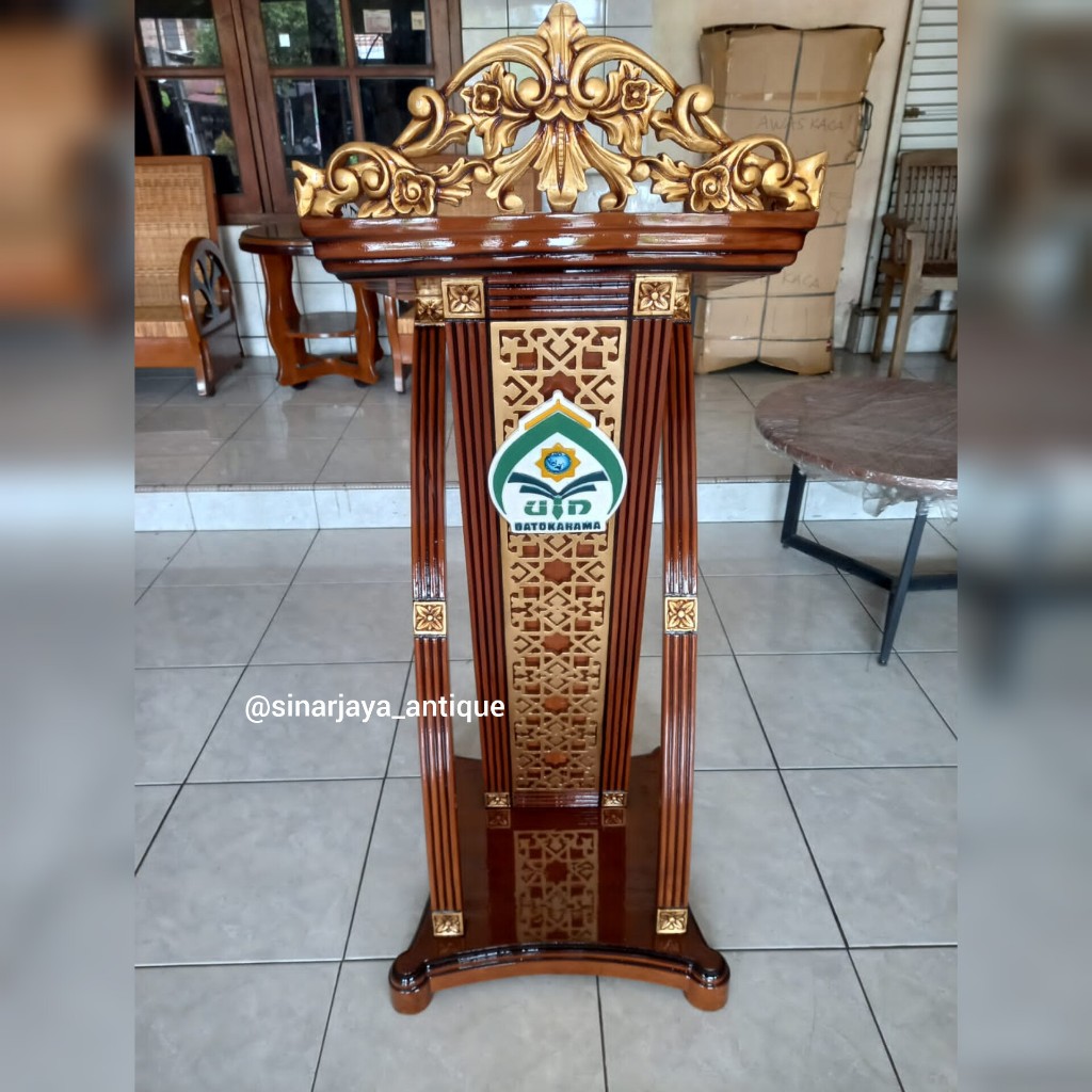 Jual Podium minimalis furniture perlengkapan keagamaan mimbar masjid ...