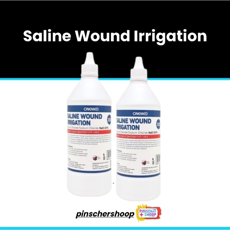Jual Saline Wound Irrigation Solution 300 Ml Onemed Cuci Luka | Shopee Indonesia
