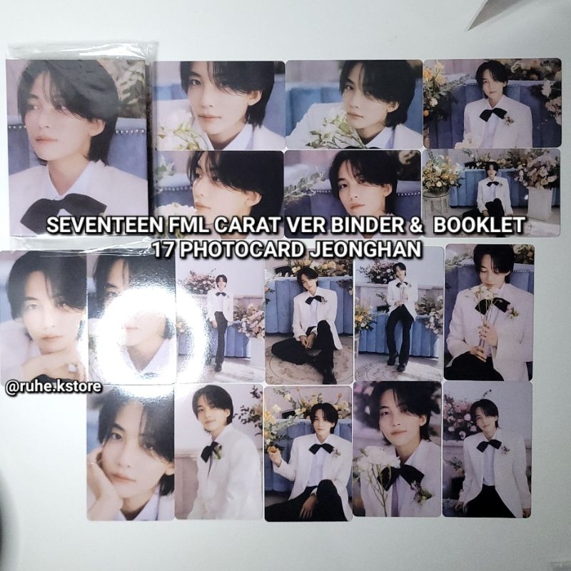 Jual SEVENTEEN FML CARAT VER BINDER & BOOKLET 17 PHOTOCARD JEONGHAN | Shopee Indonesia