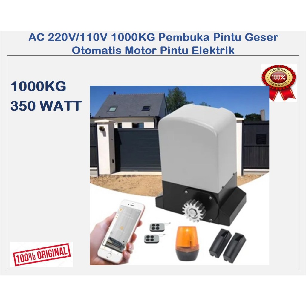 Jual Pintu gerbang otomatis SlIding Gate 1000 Kg Gate Opener Door ...