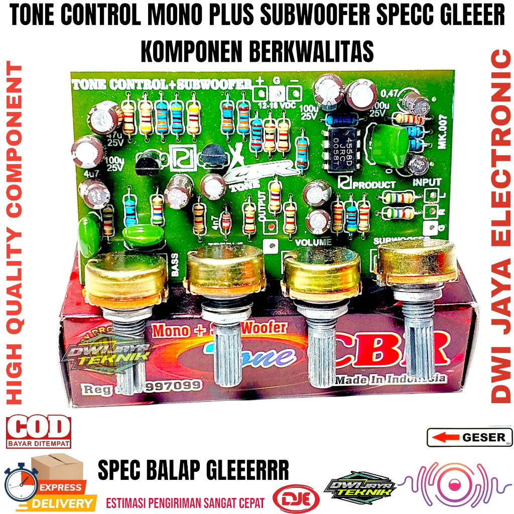Jual Tone Mono Plus Subwoofer Spec GLEER | Shopee Indonesia