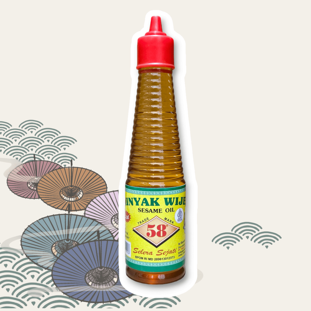 Jual Minyak Wijen Sesame Oil 58 Halal 135ml | Shopee Indonesia