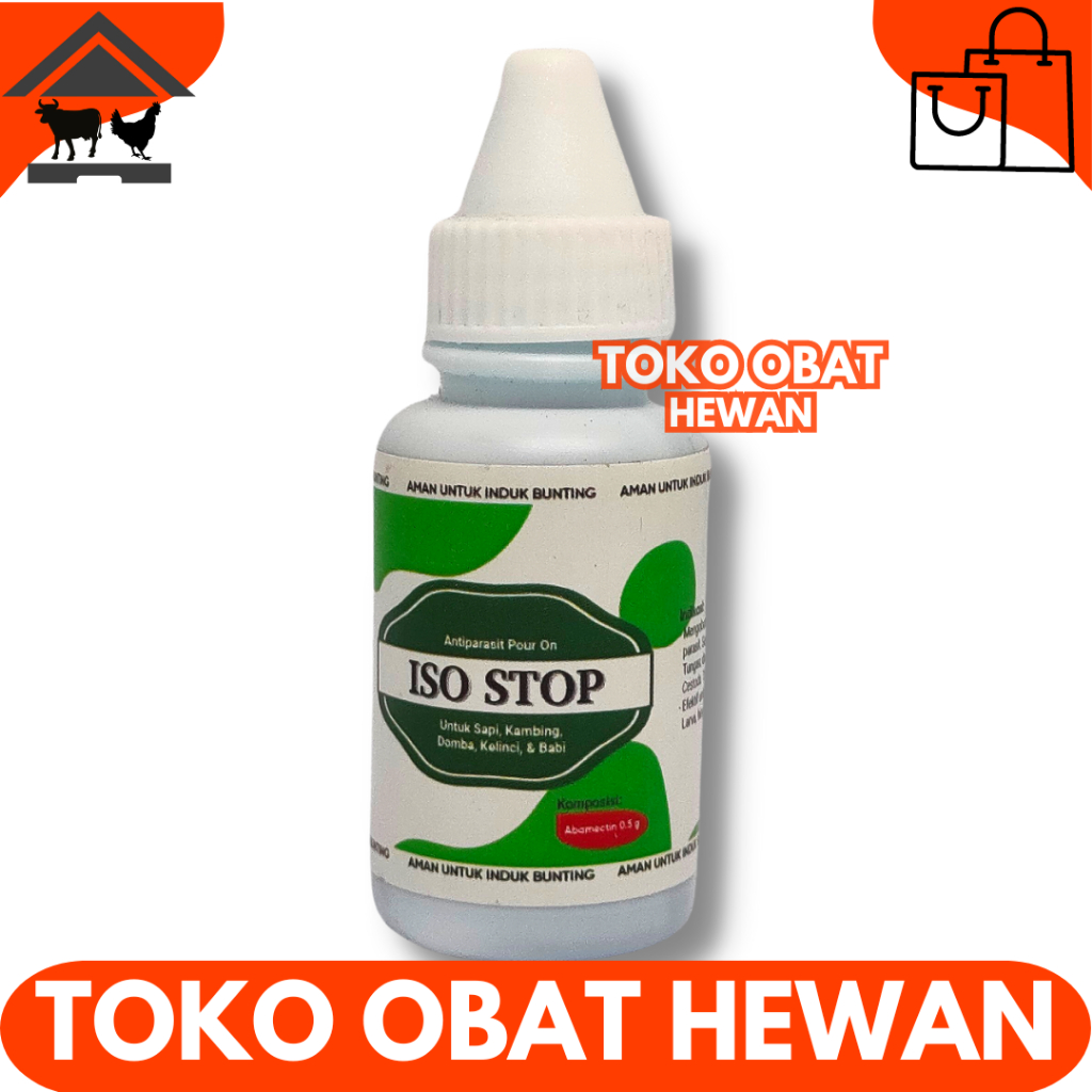 Jual ISO STOP 30ml - Obat LSD Sapi - Antiparasit Kutu dan Gudik Domba ...