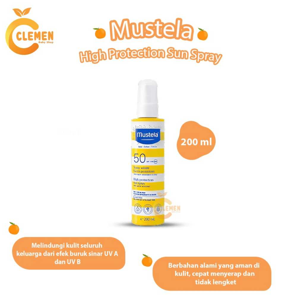 Jual Mustela High Protection Sun Spray 200ml | Shopee Indonesia