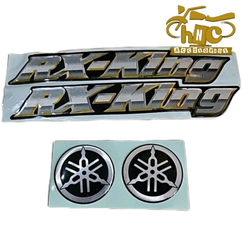 Jual EMBLEM TANGKI RX KING PLUS EMBLEM BOX KARET TIMBUL RX KING ...