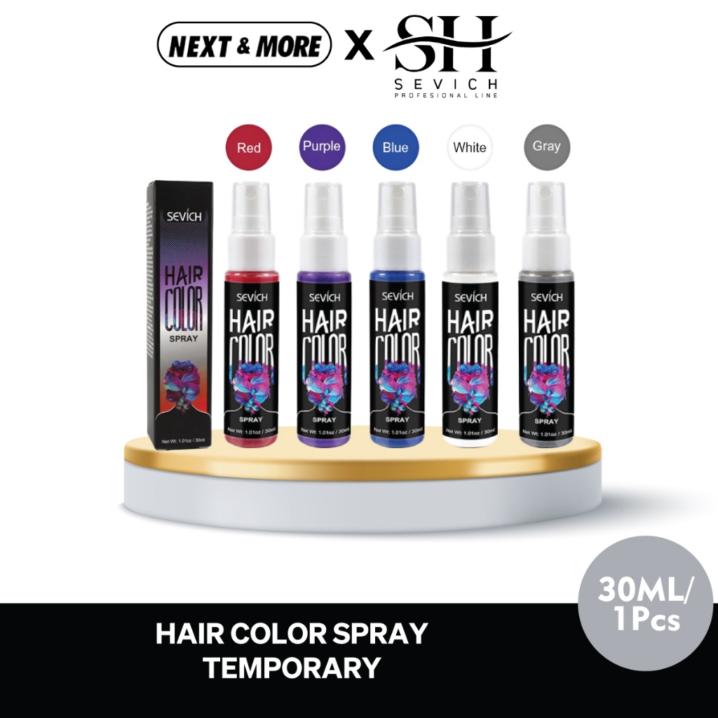 Jual Sevich Original Cat Pewarna Rambut Spray Semprot Temporary Tidak ...