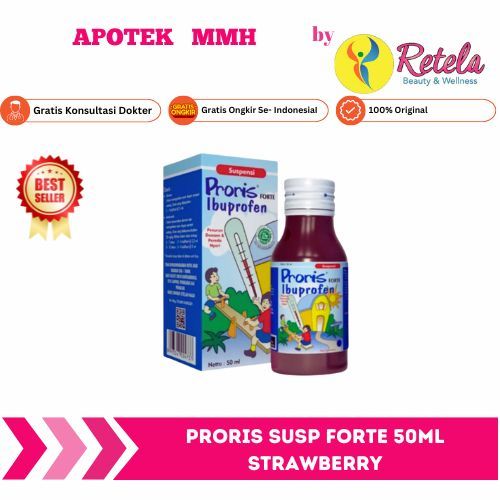 Jual PRORIS SUSP FORTE 50ML STRAWBERRY | Shopee Indonesia