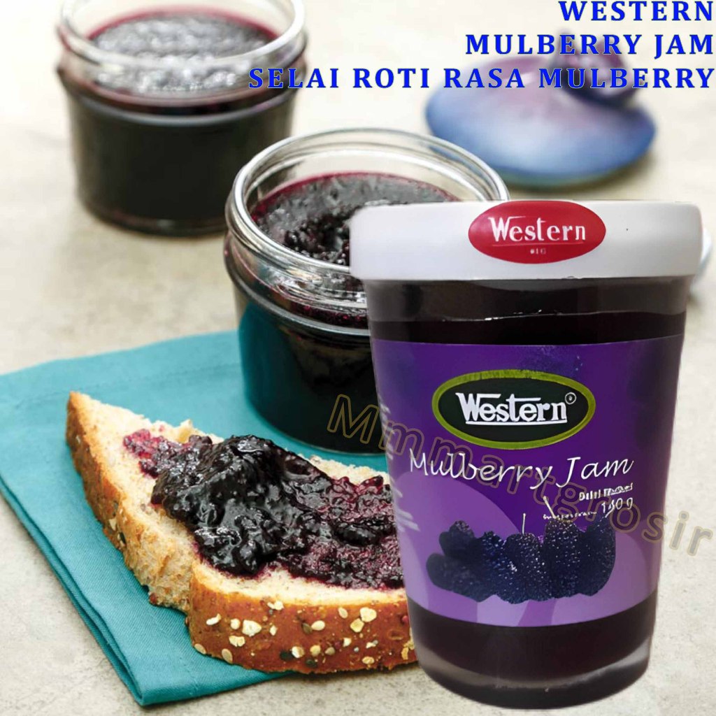 Jual Western / Selai Roti Rasa Mulberry / Mulberry Jam / 140gr | Shopee ...