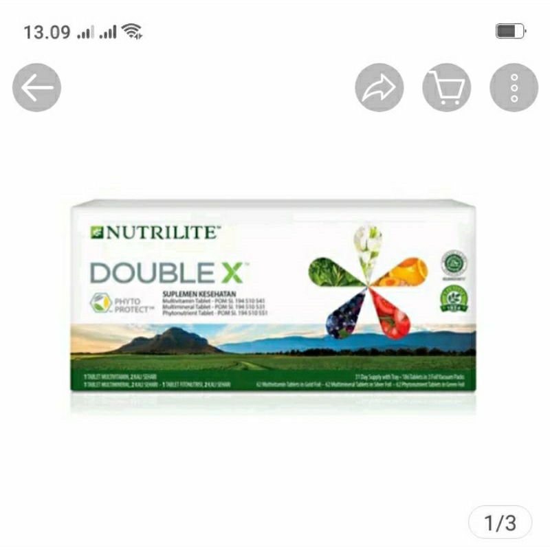 Jual Nutrilite Double X Trey box isi 186 tablet | Shopee Indonesia