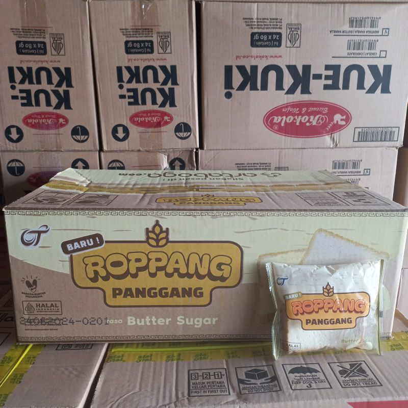 Jual Roti roppang panggang 1 dus isi 60 pcs | Shopee Indonesia
