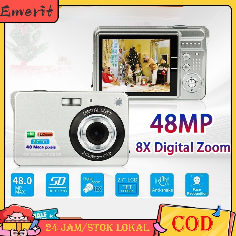 Jual 【COD】 Camera Digital Digicam Kamera Pocket 48MP 1080P Kamera Mini ...