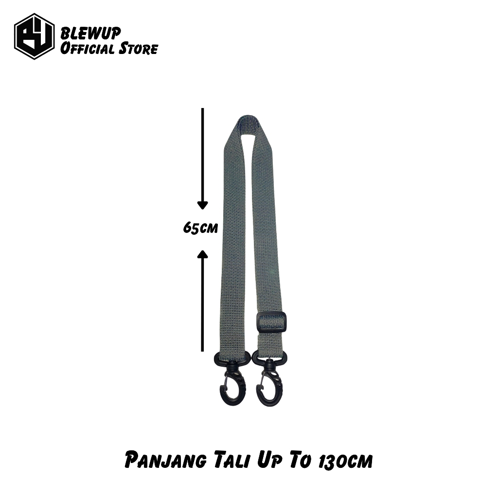 Jual Tali Webbing 2,5cm Abu Tas Selempang Pria dan Wanita Garin, Giant ...