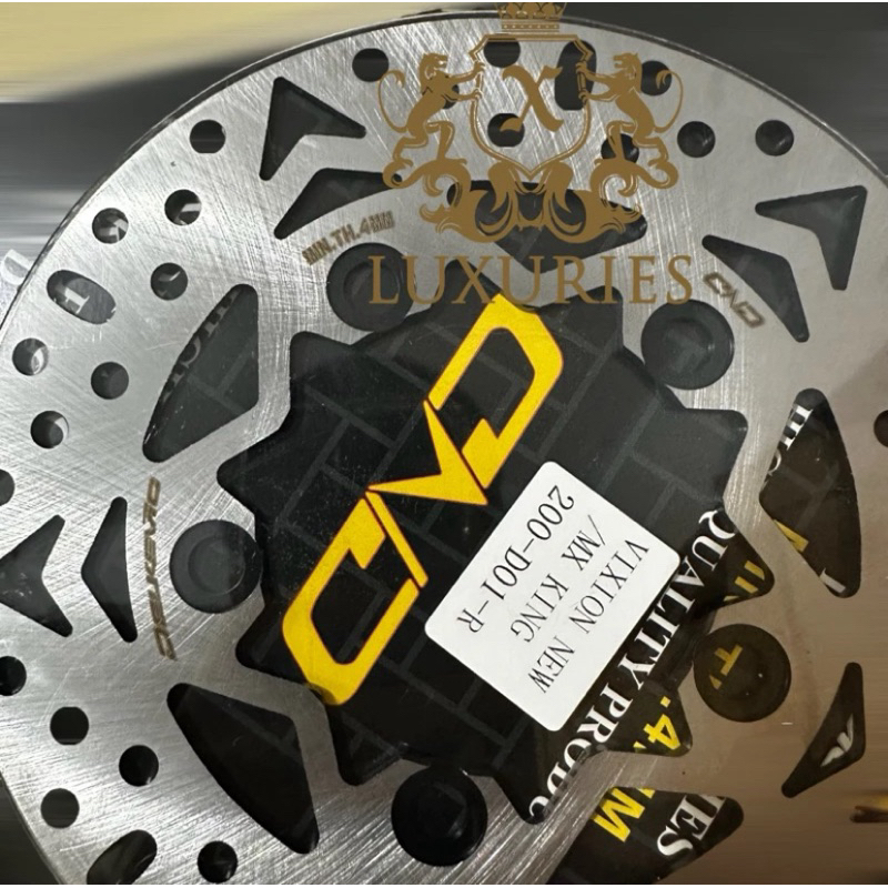 Jual Piringan Cakram Belakang Rear DELKEVIC Mx King New Vixion 200mm ...