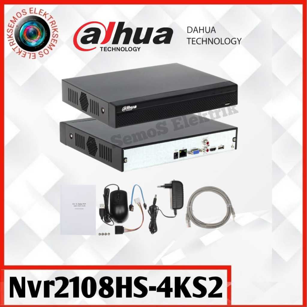 Jual DAHUA DHI-NVR2108HS-4KS2 - 8 CHANNEL COMPACT 1U LITE 4K H.265 NETWORK VIDEO RECORDER ...