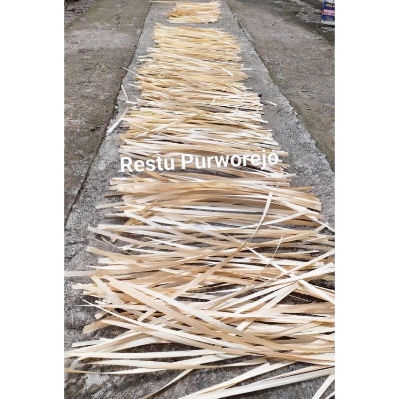 Jual Iratan bambu isi=100 pcs / untuk kerajinan anyaman P.55-57.cm ...